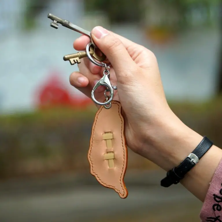 Taiwan Bamboo Leather Keychain - Marcello